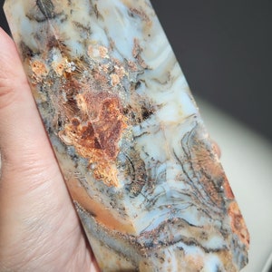 Sagenite Agate Tower • Sagenitic Agate • Unique Crystal Tower • Natural ...