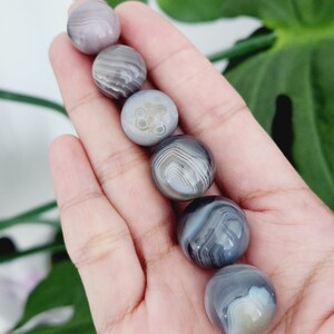 Agate Sphere - Mini Small Black Gray Agate Crystal Spheres • Alter ...