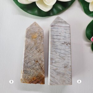 Coral Jade Tower • 5" Coral Jade Crystal Point • Crystal Home ...
