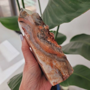 Sagenite Agate Tower • Sagenitic Agate • Unique Crystal Tower • Natural ...