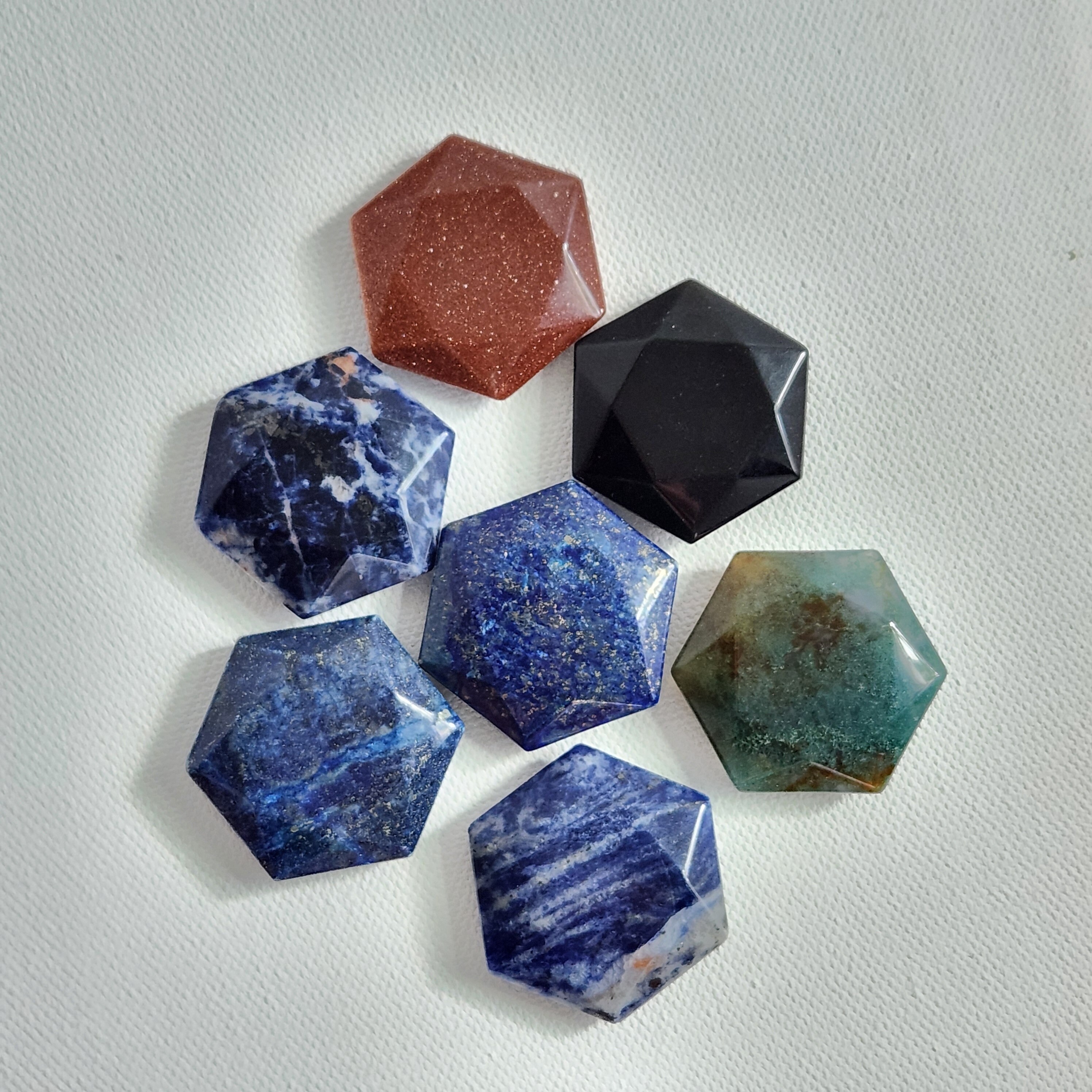 Star of David • Crystal Star of David • Lapis Lazuli Sodalite Moss ...