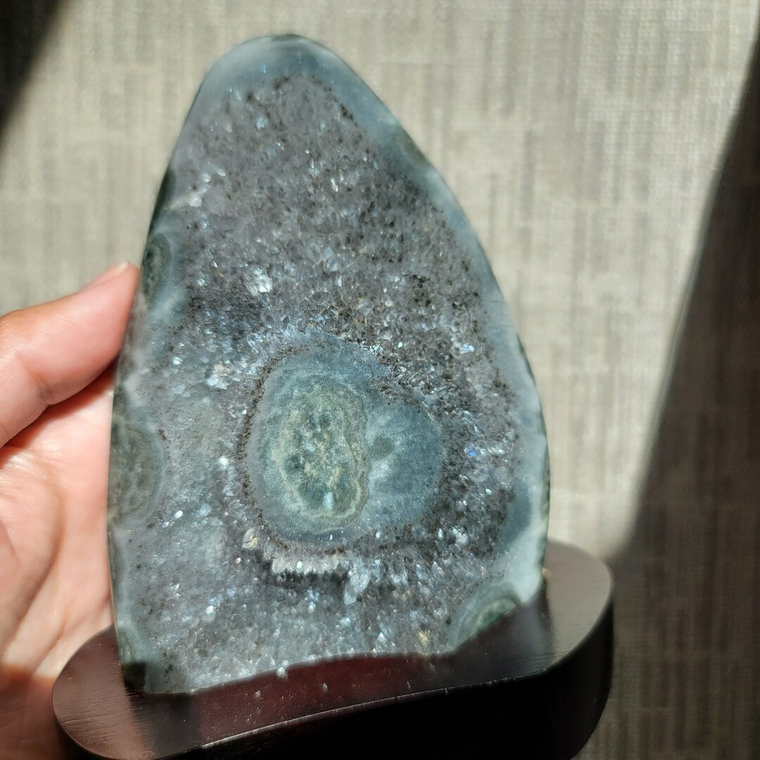 Amethyst Free Form Specimen • 6" Grey Amethyst •display Amethyst ...