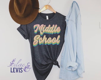 Middle School Teacher Shirt - Etsy