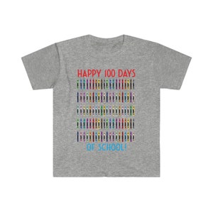 100th Day of School Shirt for Teacher, 100 Days Smarter, 100 Days ...