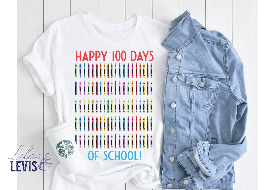 100th Day of School Shirt for Teacher, 100 Days Smarter, 100 Days ...