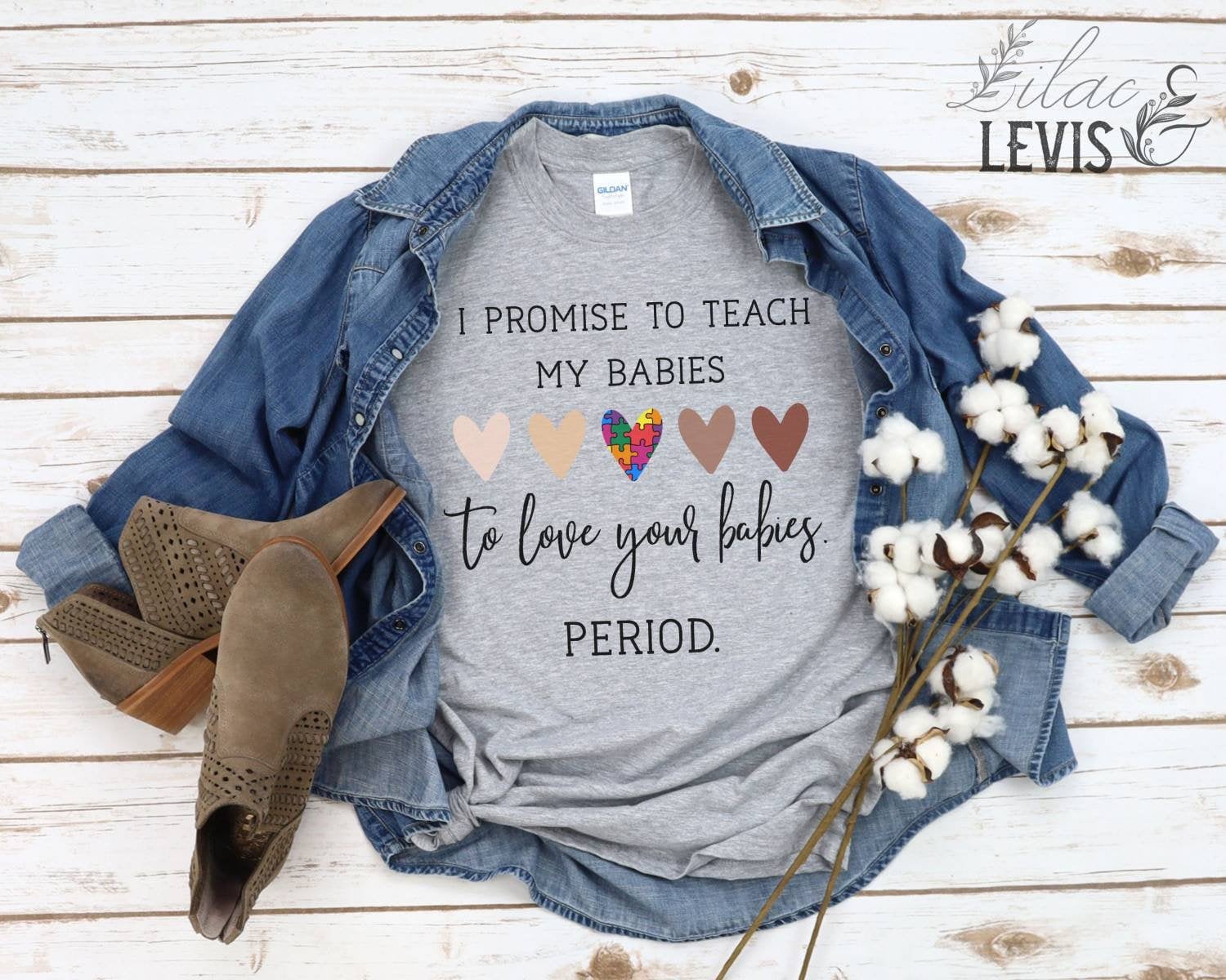 I Promise To Teach My Babies to Love Your Babies shirt Love | Etsy