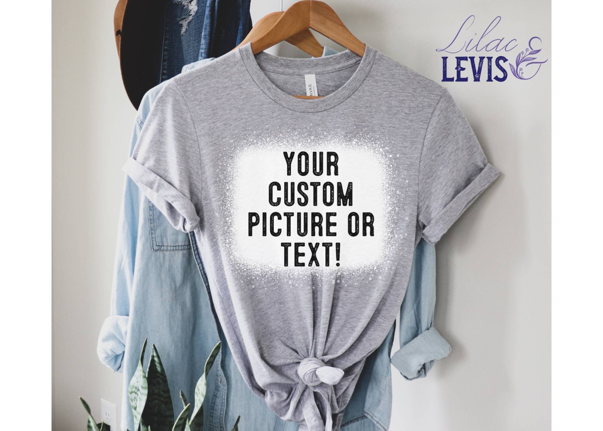 Custom Bleach Shirt Make Your Own Shirt Create Your Own - Etsy