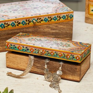 Zaha Hand Painted Trinket Box - Etsy