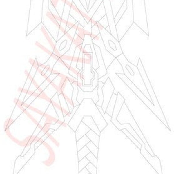 Sword Blueprint - Etsy
