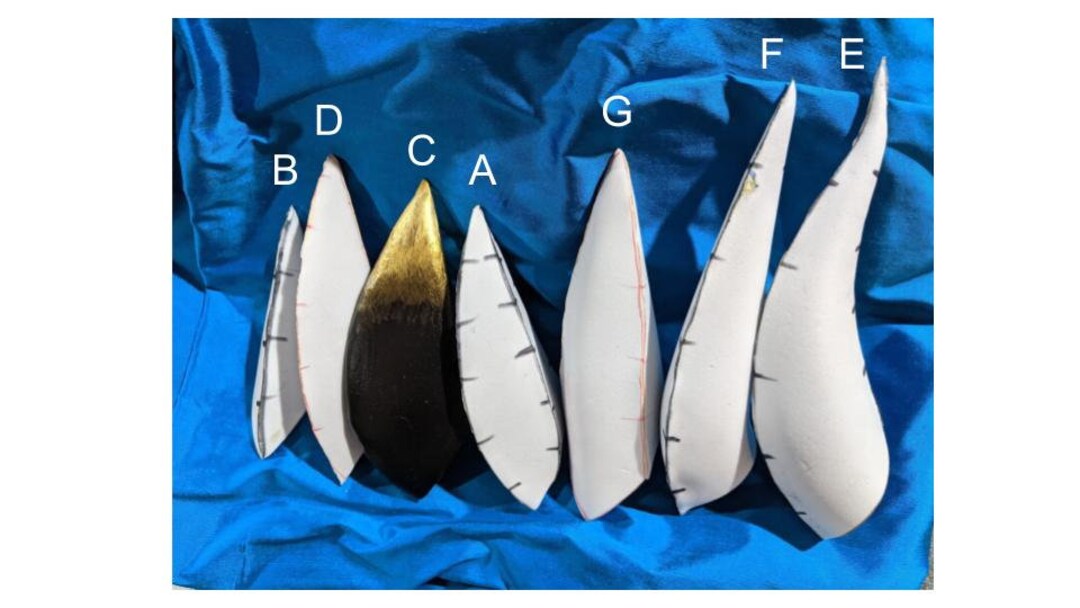 Foam Oni Horn Patterns and Tutorial - Etsy