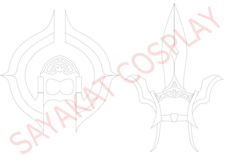 Custom Cosplay Blueprints and Patterns | Etsy