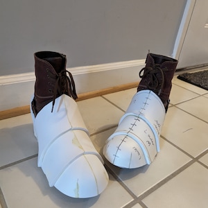 Sister of Battle Foot and Leg Armor Pattern (full Leg Armor) - Etsy