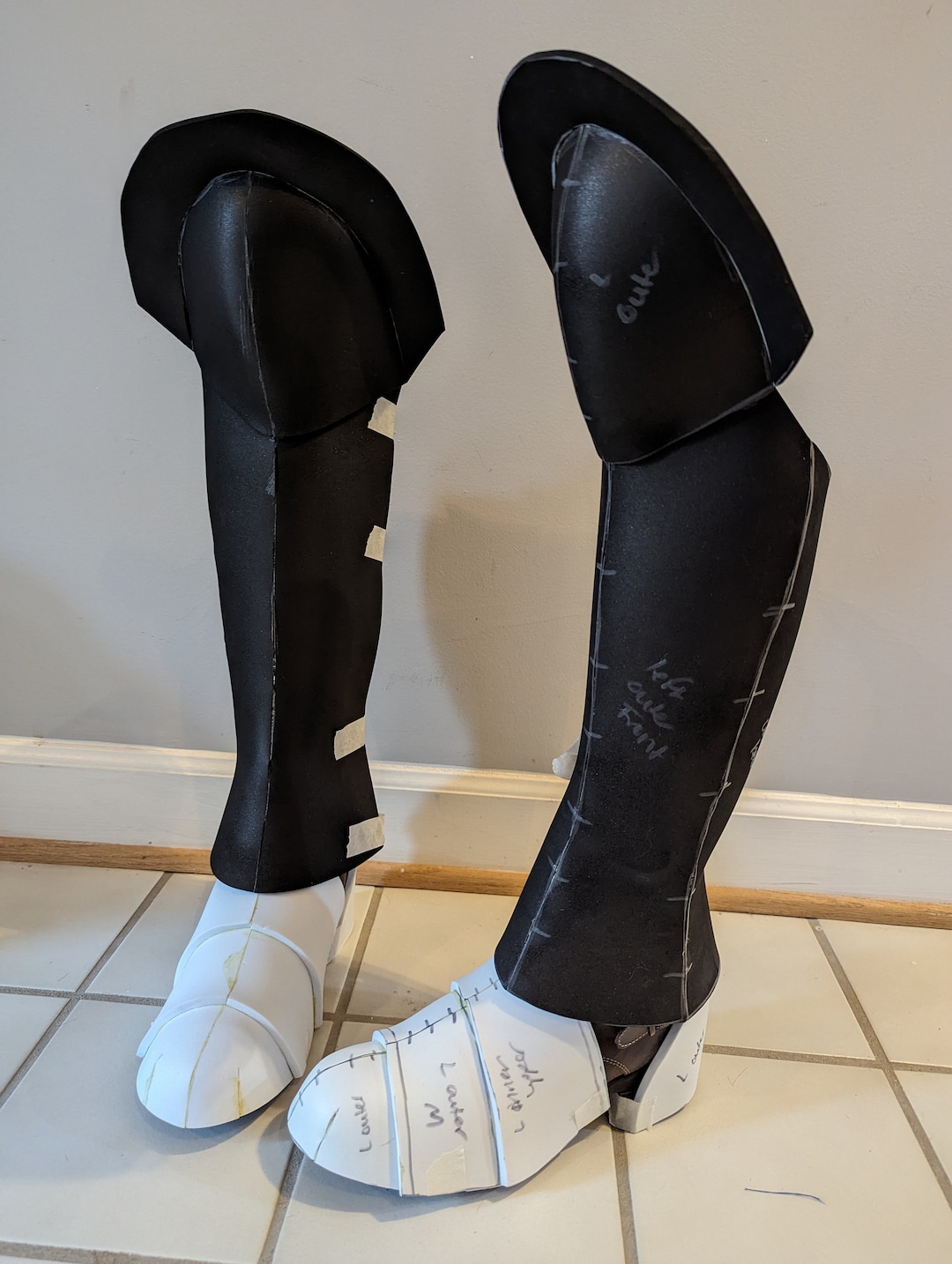 Sister of Battle Foot and Lower Leg Armor Pattern - Etsy