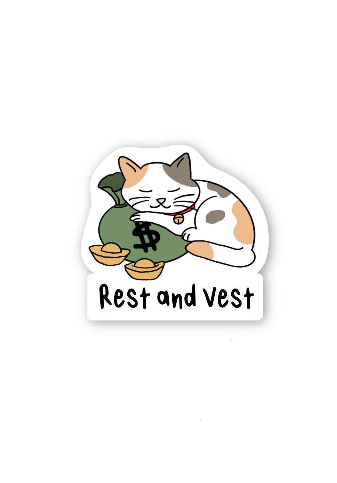 Rest and Vest | Tech Pun Software Stickers - Etsy
