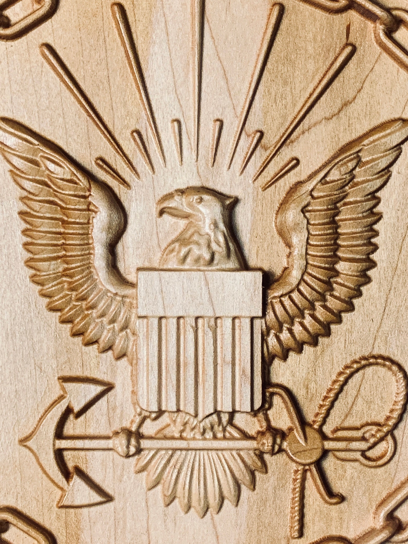 Custom Navy Gifts, Carved United States Navy Seal (logo) Wall Art, US ...