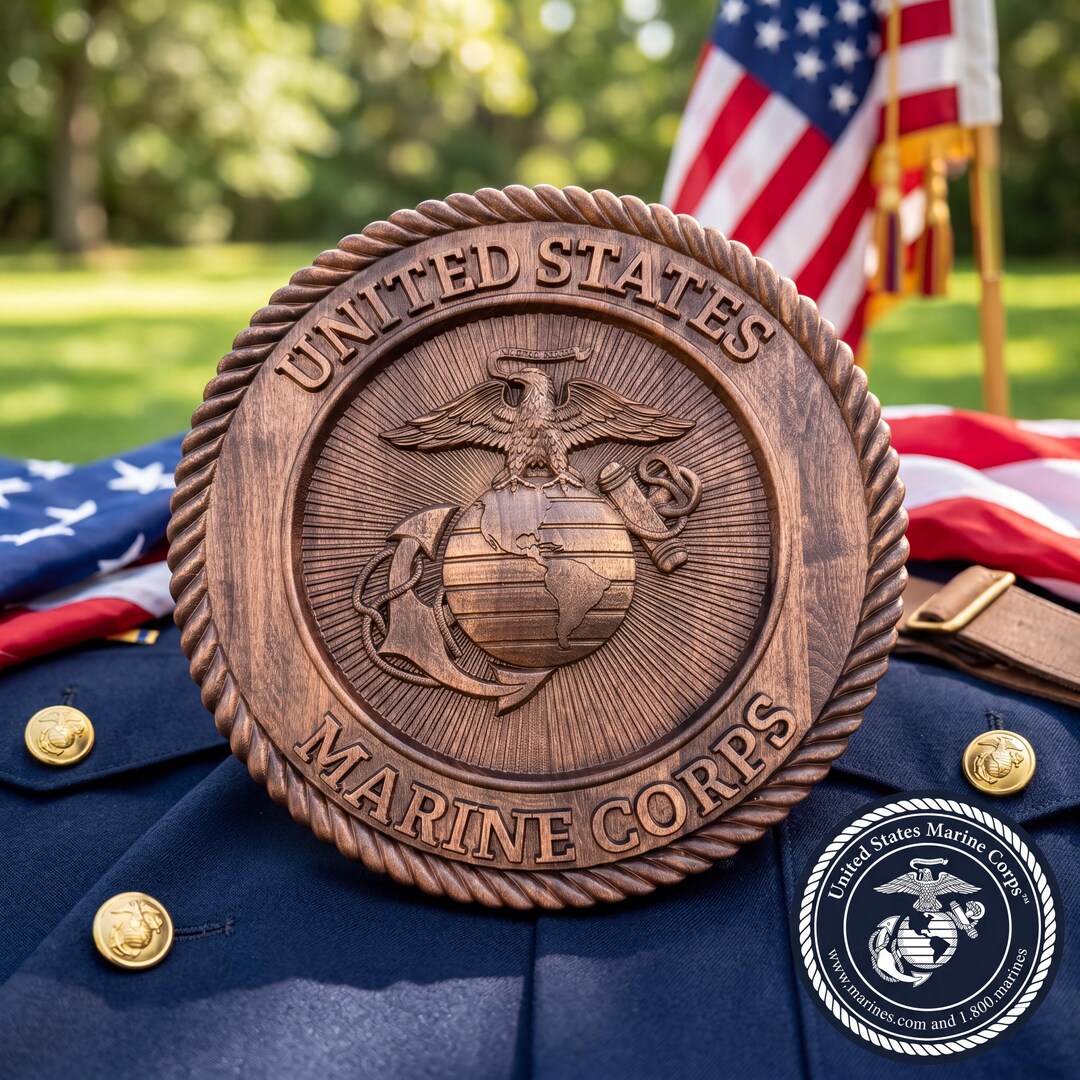 18" Marine Corps 250th Anniversary Edition — USMC Emblem Plaque ...
