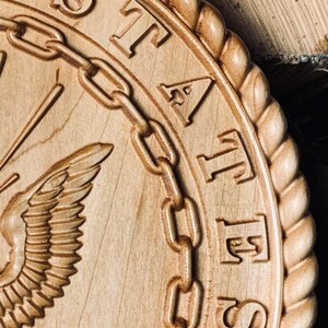 Custom Navy Gifts, Carved United States Navy Seal (logo) Wall Art, US ...