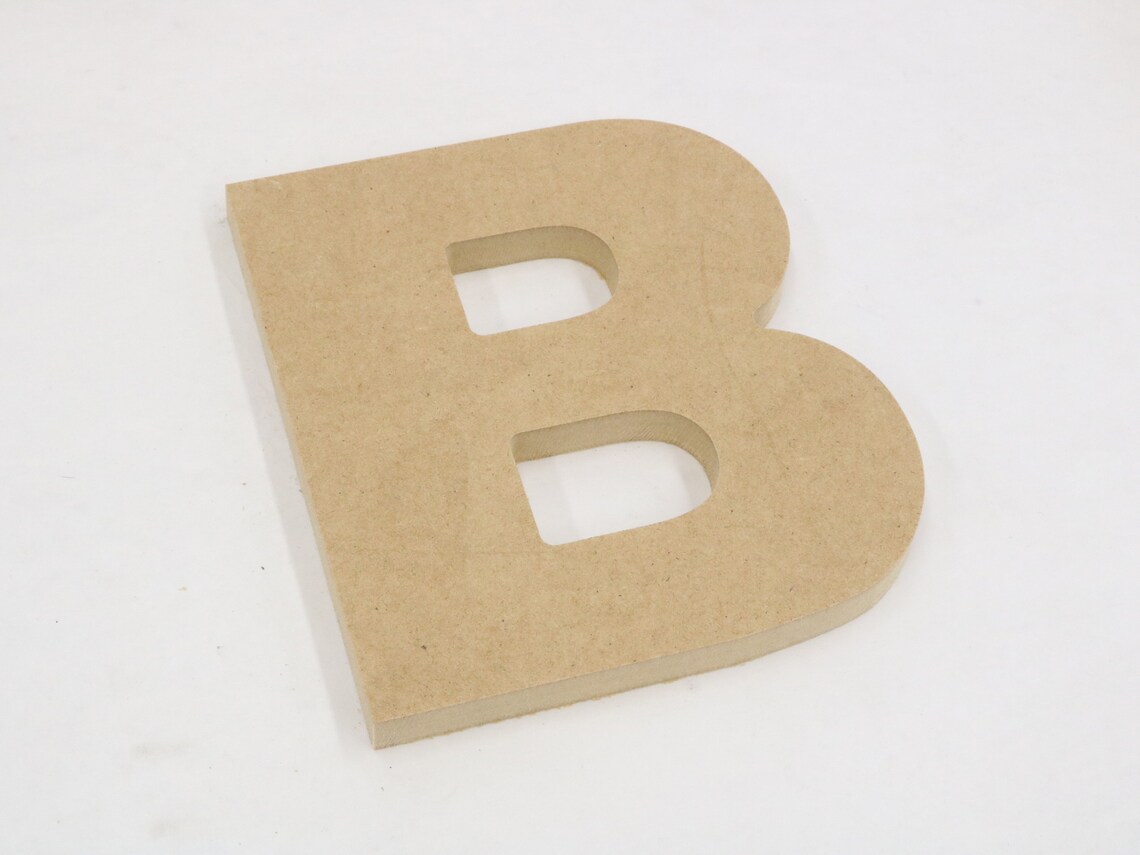 6 Wooden MDF Letters DIY Unfinished Arial Font 3 24 - Etsy