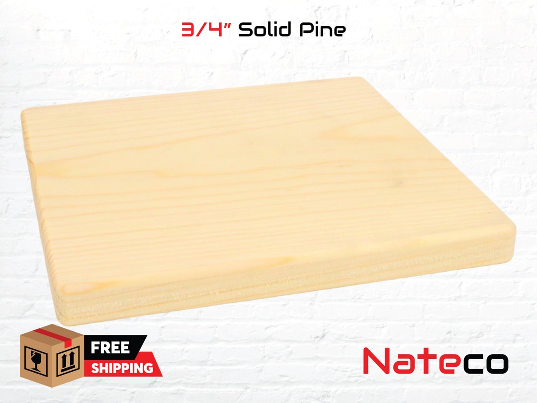 Solid Pine Wood Square Plaques - Various Sizes - Etsy