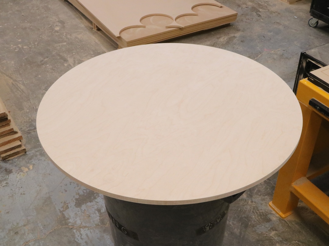 3/4" Birch Round Table Top Unfinished Wooden Rounds Various Sizes 20 ...