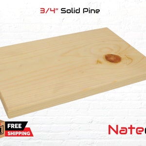 Solid Pine Wood Rectangle Shape Plaques - Various Sizes - Etsy