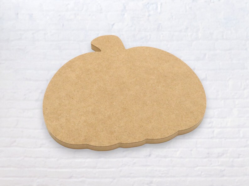 8" Tall by 9" Wide Pumpkin - Pack of 8, 15, 30 - 1/2" MDF Solid ...