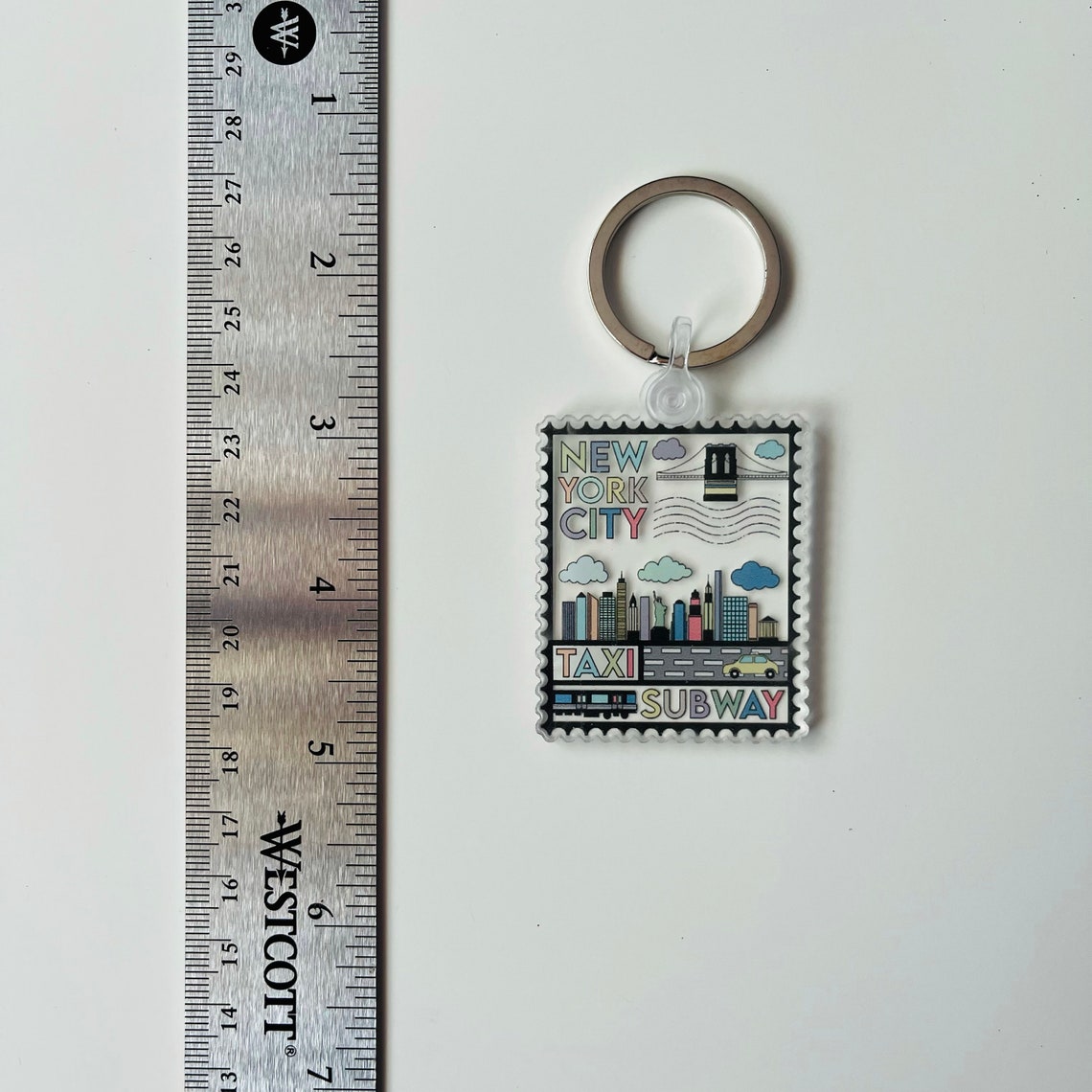 New York City Keychain NYC New York City Gift New York | Etsy