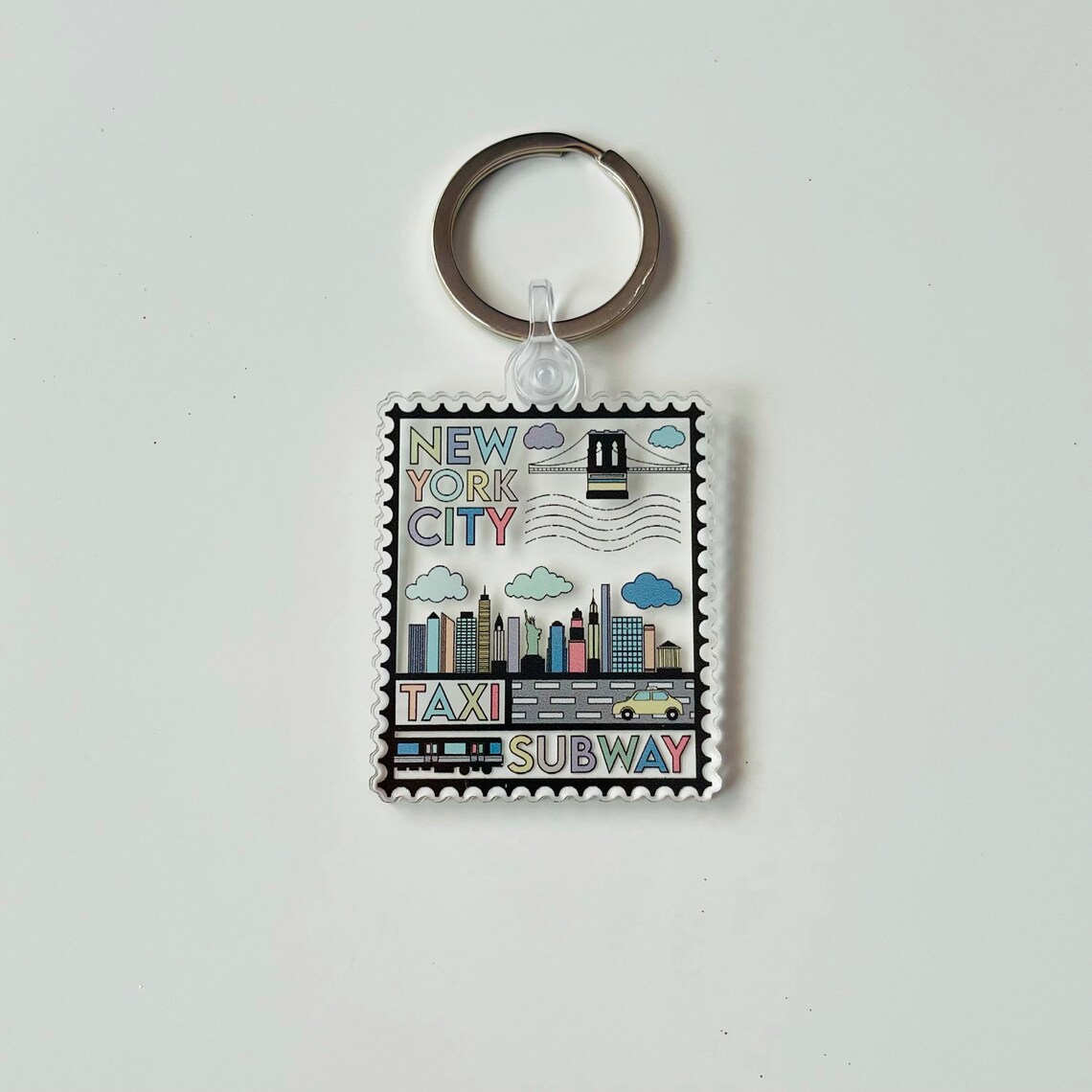 New York City Keychain NYC New York City Gift New York - Etsy
