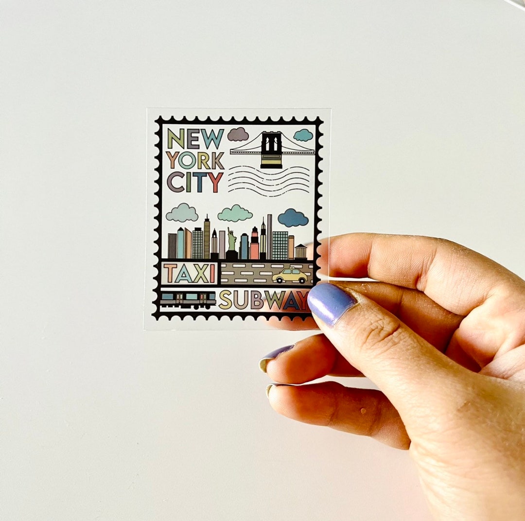 New York City Sticker | Clear Sticker | New York Sticker | NYC Sticker ...