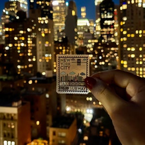 New York City Sticker Clear Sticker New York Sticker NYC Sticker Laptop ...