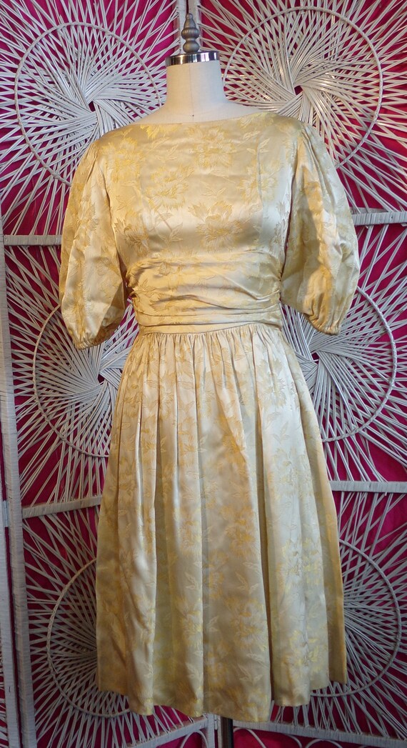 1950s Vintage Floral Dress Gem