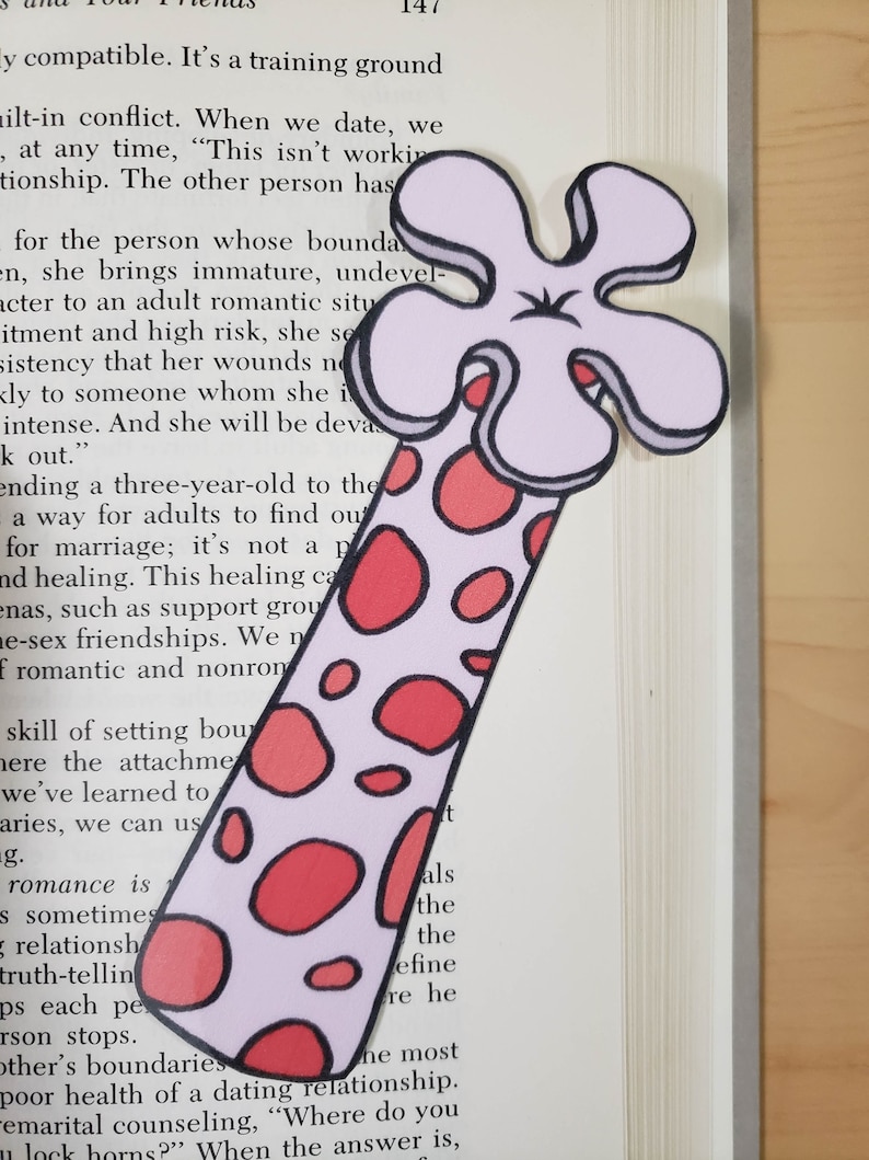 Spongebob's Bookmark Flower Bookmark From Spongebob Squarepants Episode ...