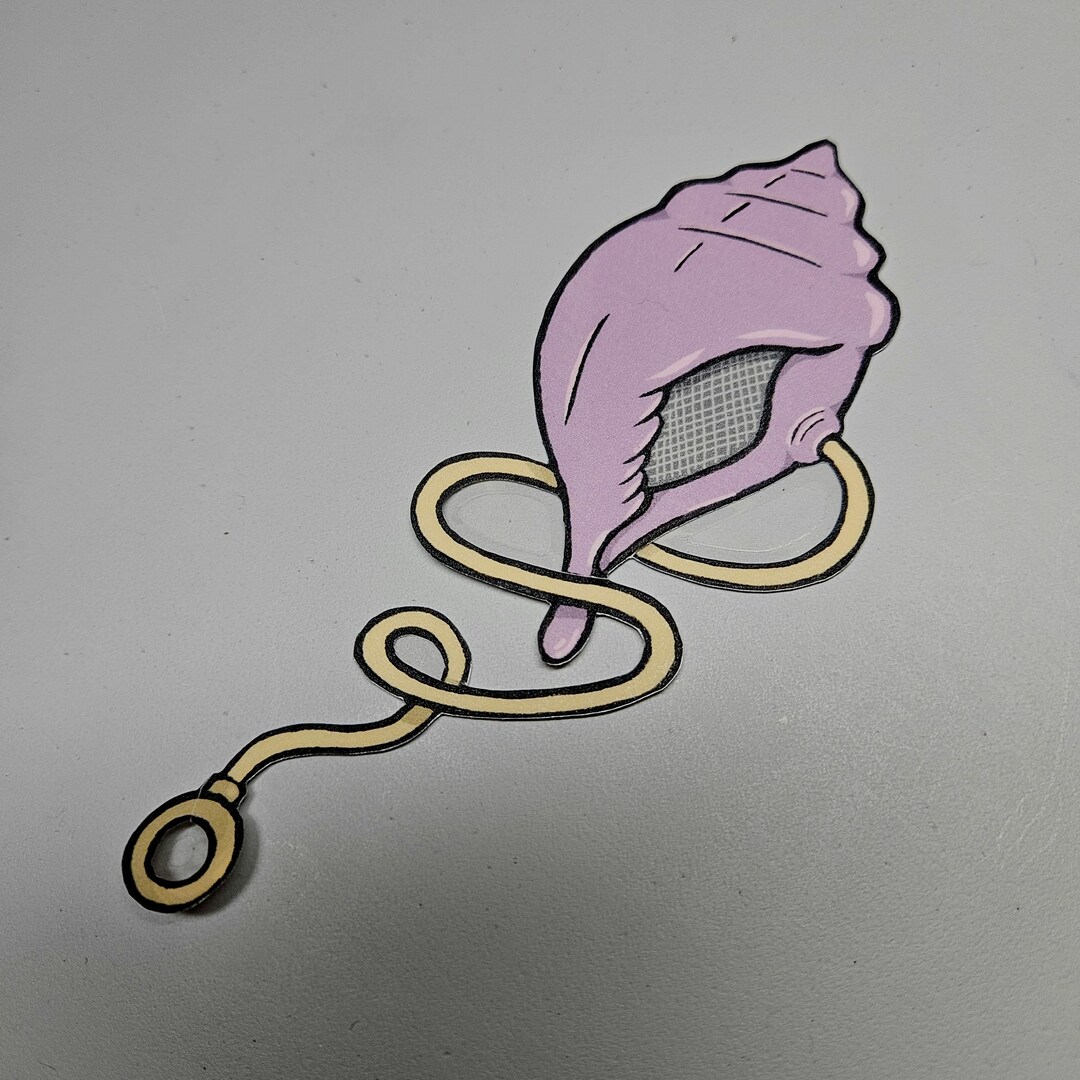 Spongebob Bookmark Magic Conch Sea Shell With Drawstring - Etsy