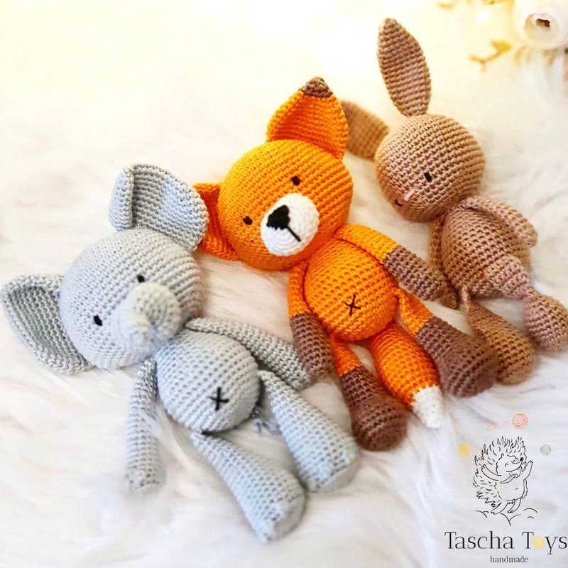 Fox and Rabbit - Etsy