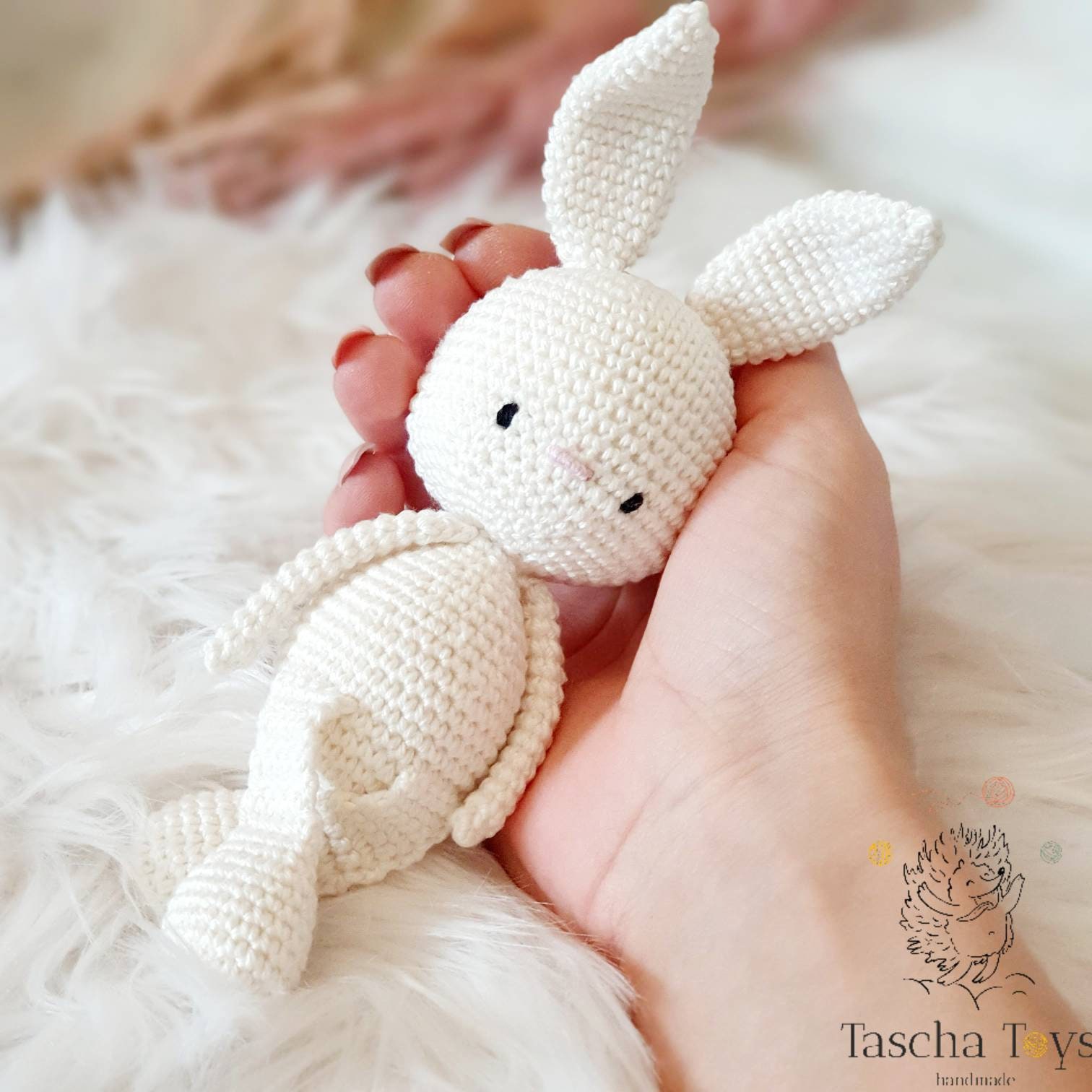 Cuddly Toy Rabbit Rabbit Toy Soft Toy Rabbit Crocheted in - Etsy UK