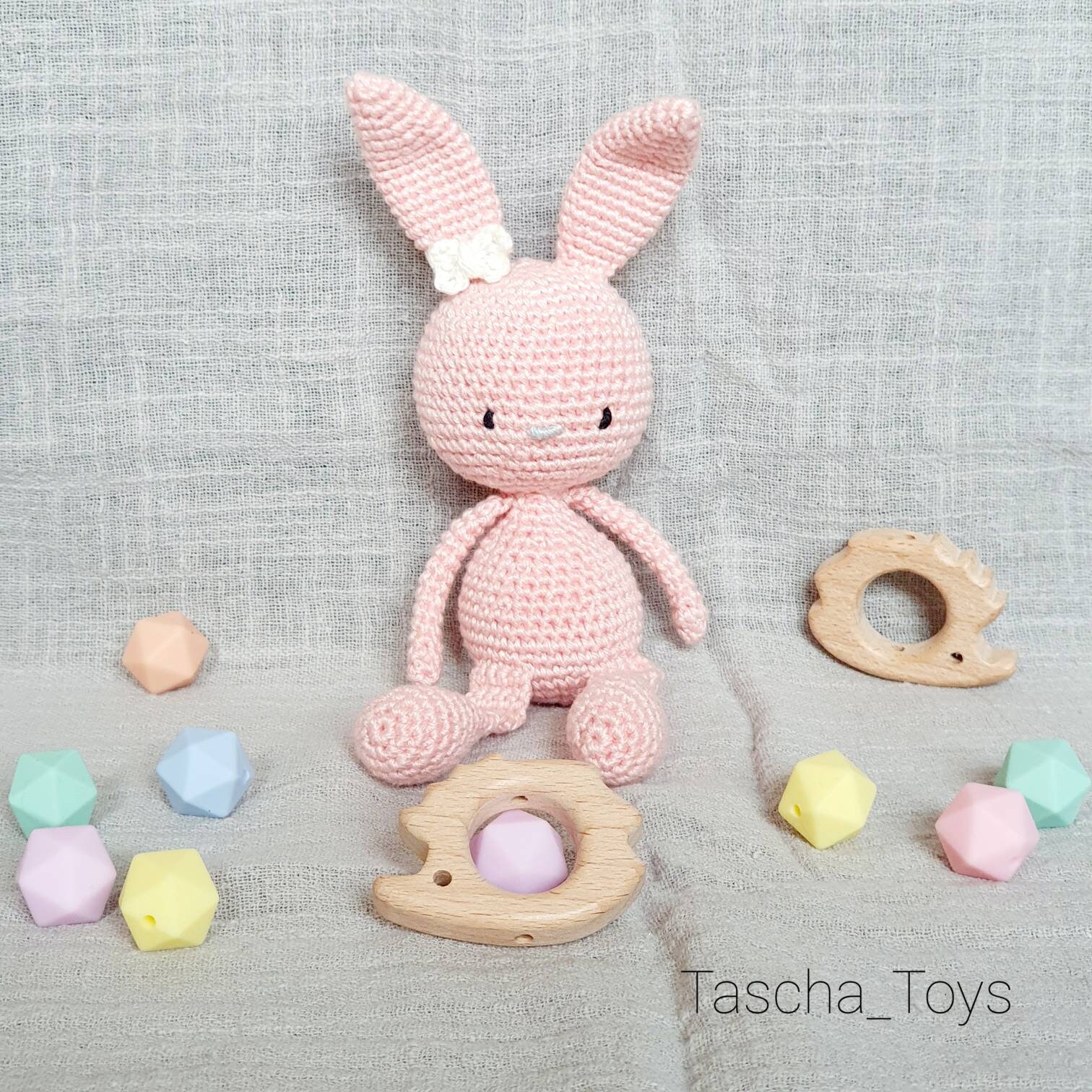 Cuddly toy rabbit rabbit toy soft toy rabbit crocheted in | Etsy