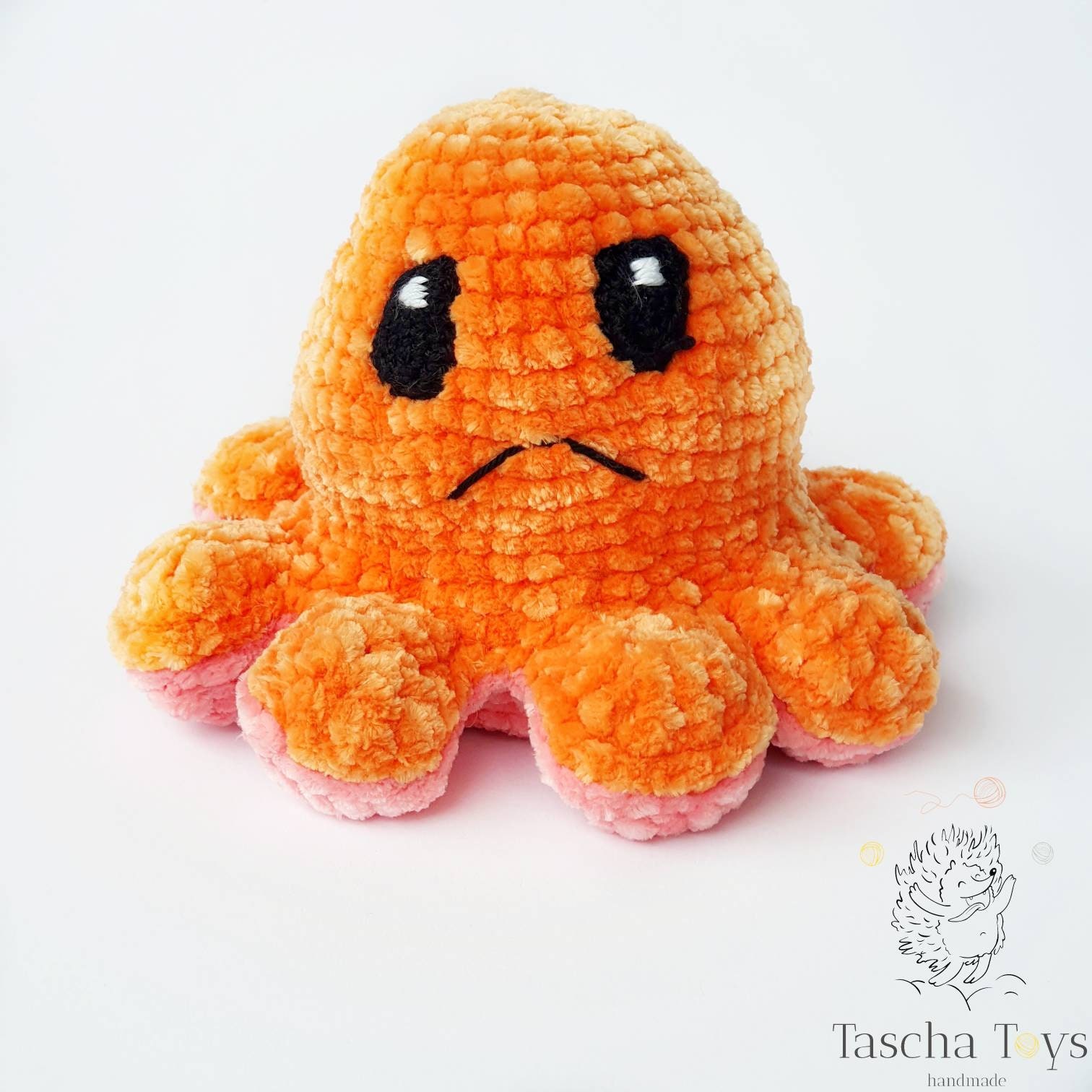 Umdrehbare Oktopus Wende Krake gehäkelt Plüschtier Oktopus | Etsy