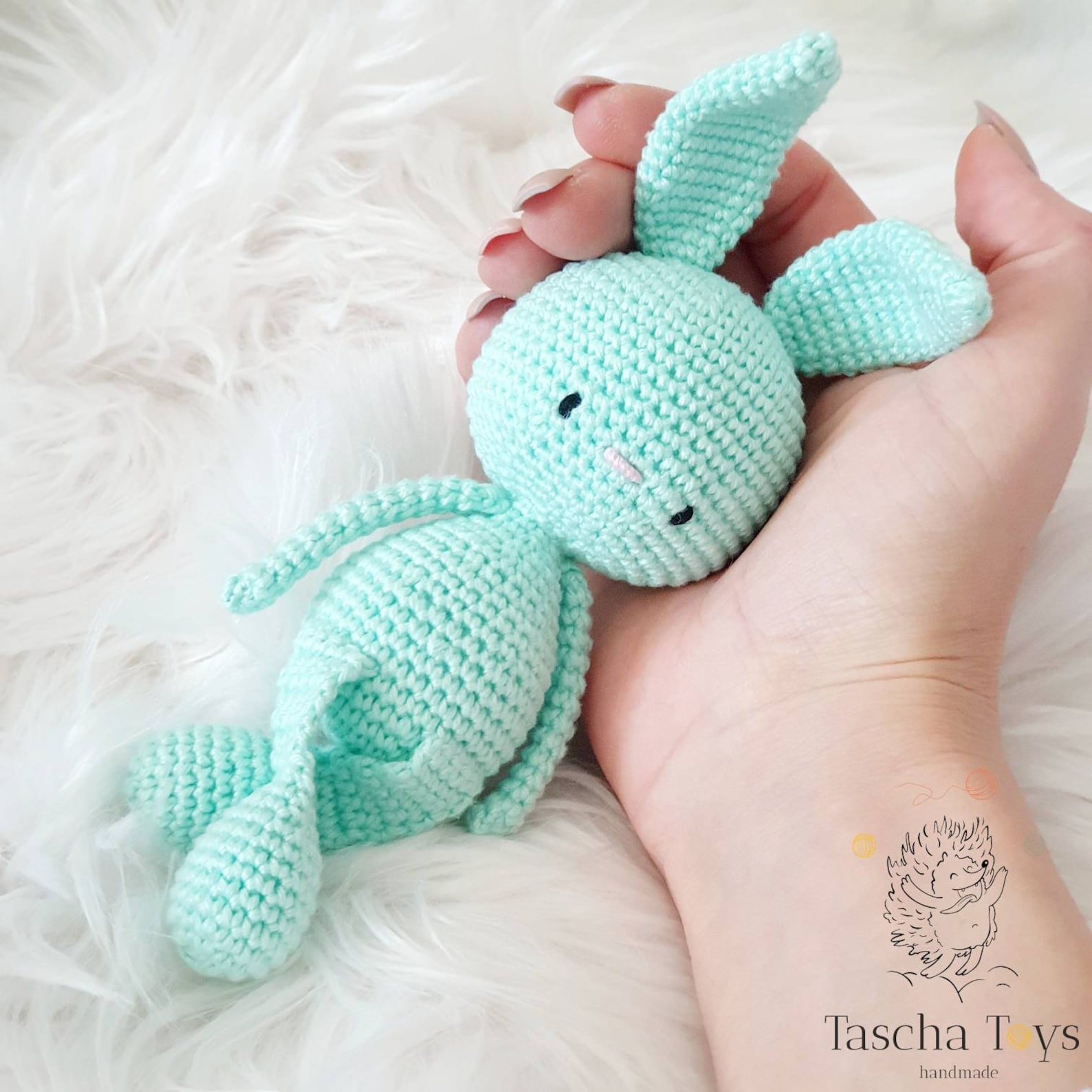 Cuddly Toy Rabbit Rabbit Toy Soft Toy Rabbit Crocheted in | Etsy