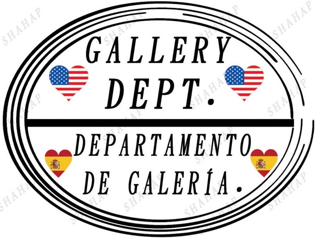 Gallery DEPT SVG Gallery Dept Design SVG Departamento De - Etsy