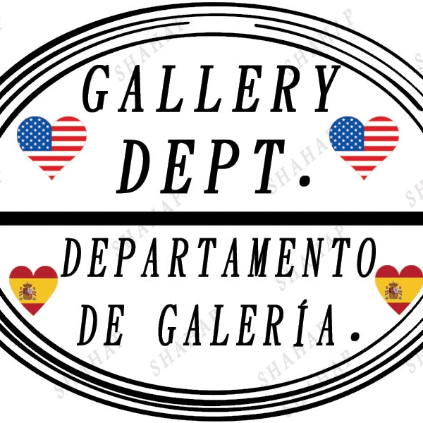 Gallery Dept Svg - Etsy