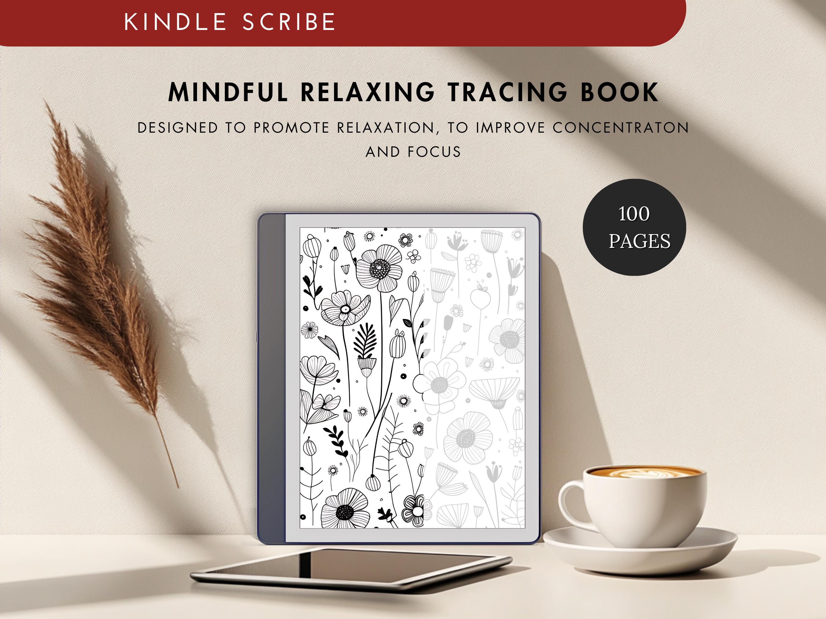 Bundle of Doodle Coloring Tracing Book for Kindle Scribe Colorsoft and ...