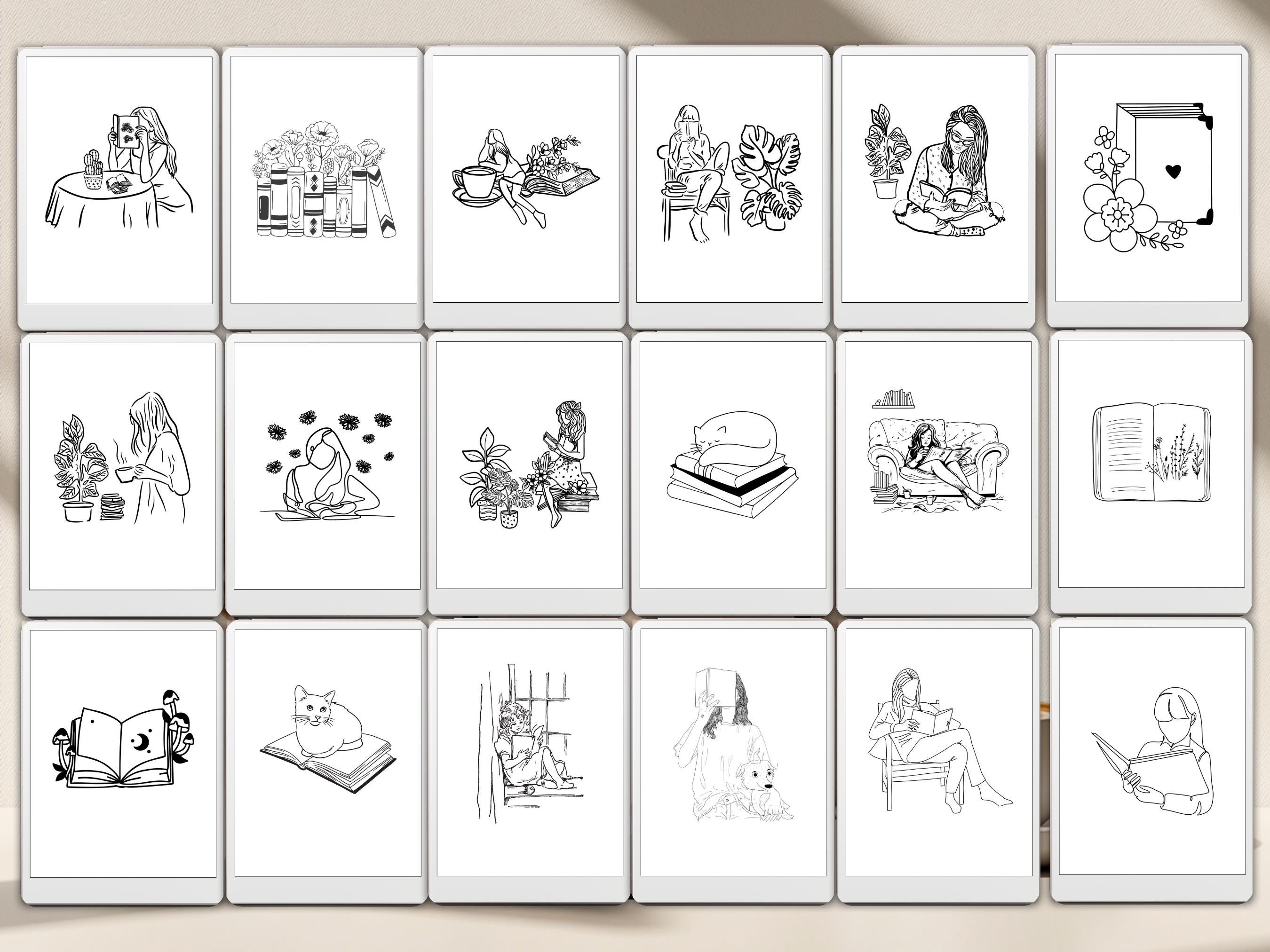 Supernote A5X A6X Bookish Screen Saver: Dark & Light Mode (PNG Digital ...