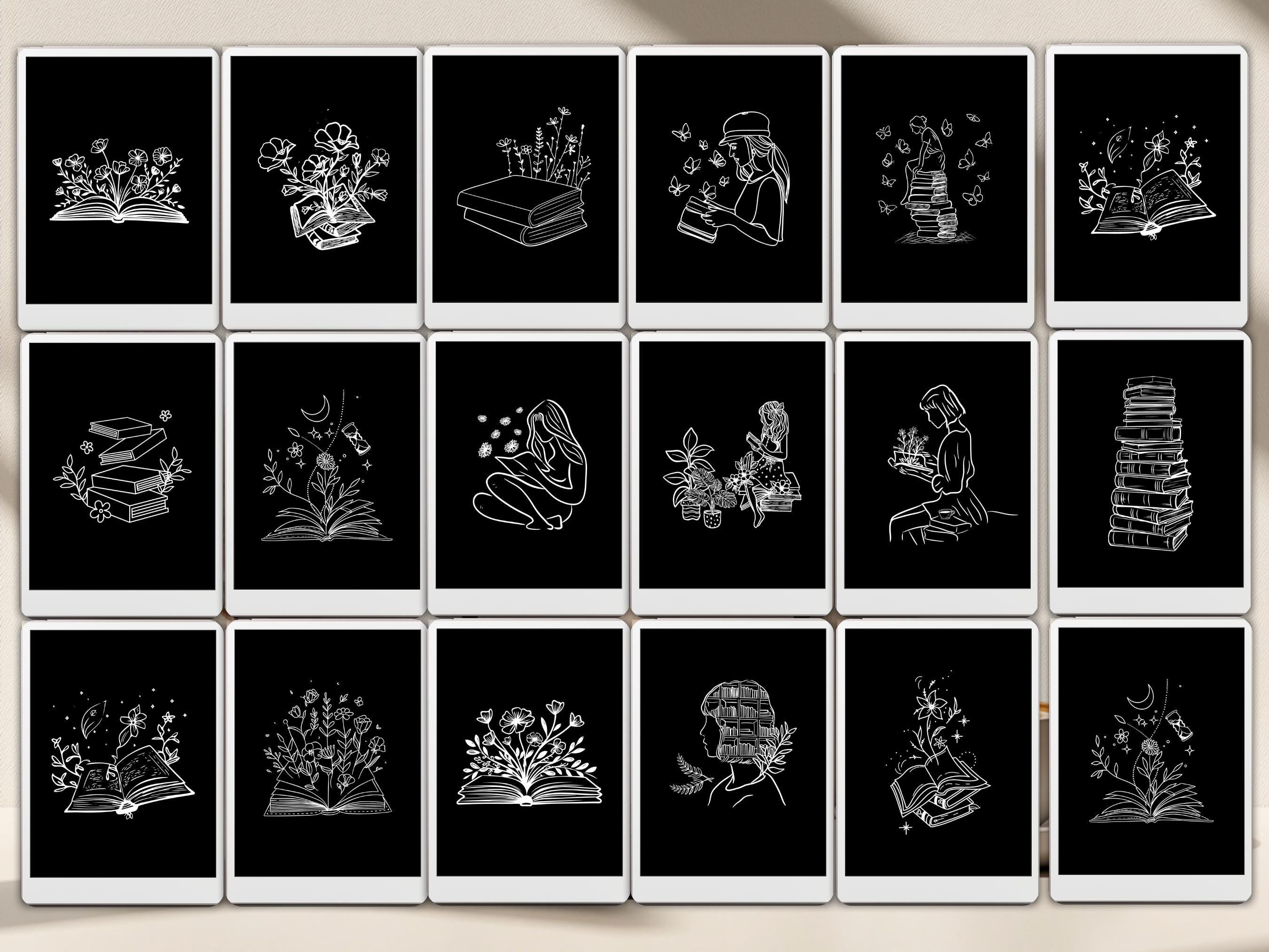 Supernote A5X A6X Bookish Screen Saver: Dark & Light Mode (PNG Digital ...