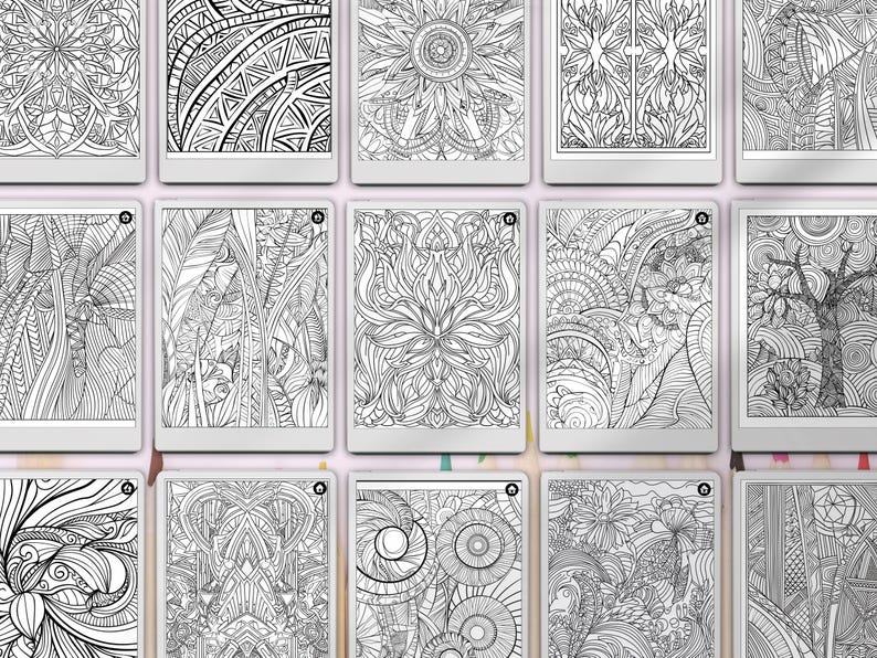 Dreamy Coloring Book for Remarkable Paper Pro, Color Template for ...