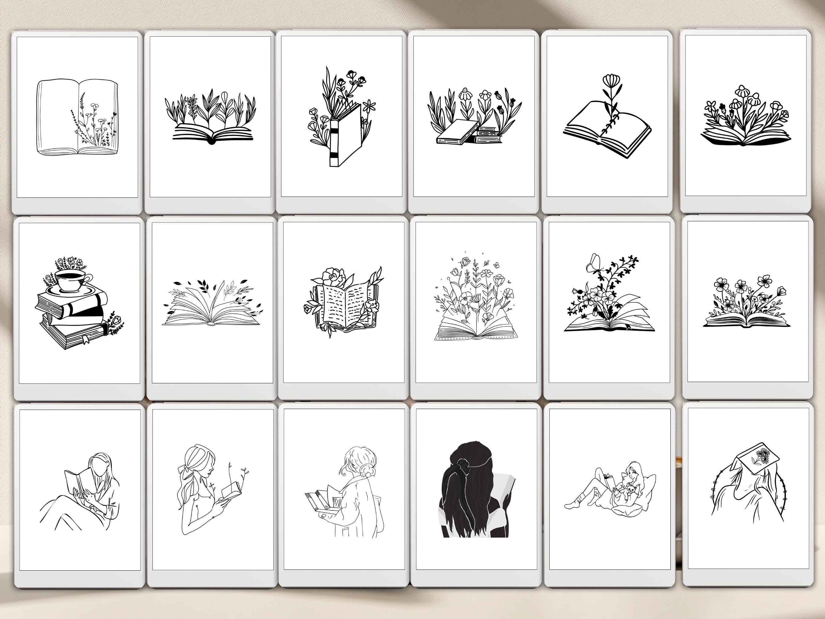 Supernote A5X A6X Bookish Screen Saver: Dark & Light Mode (PNG Digital ...