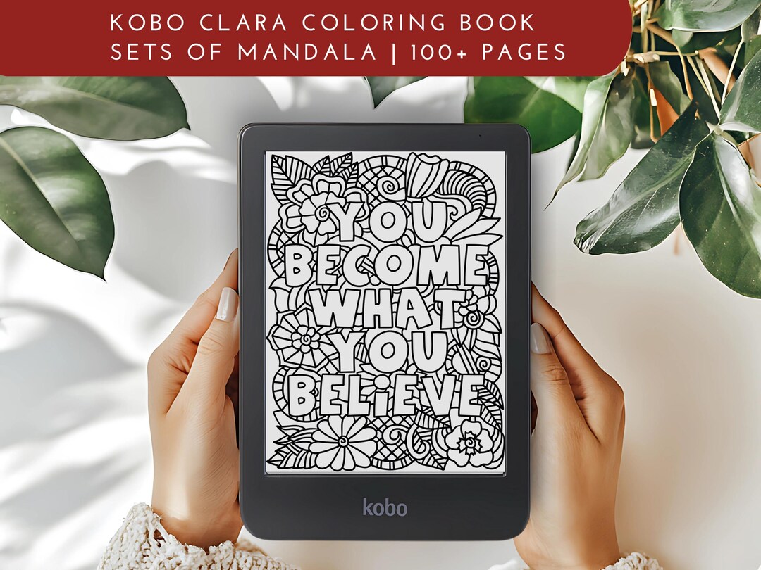 Mandala Coloring Book Bundle for Kobo Clara, Kobo Templates, Kobo ...