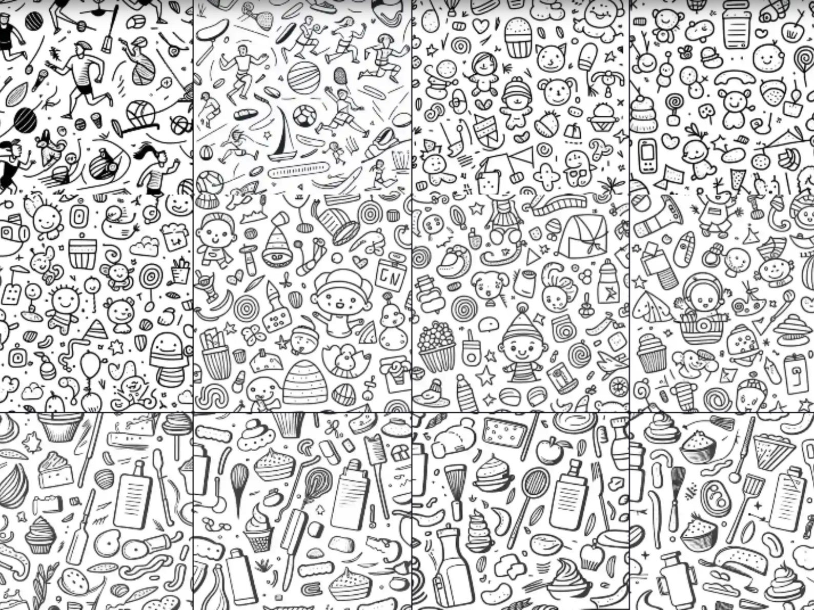 Supernote Doodle Tracing Book: 100 Pages for A6X & A5X (PDF Pattern) - Etsy