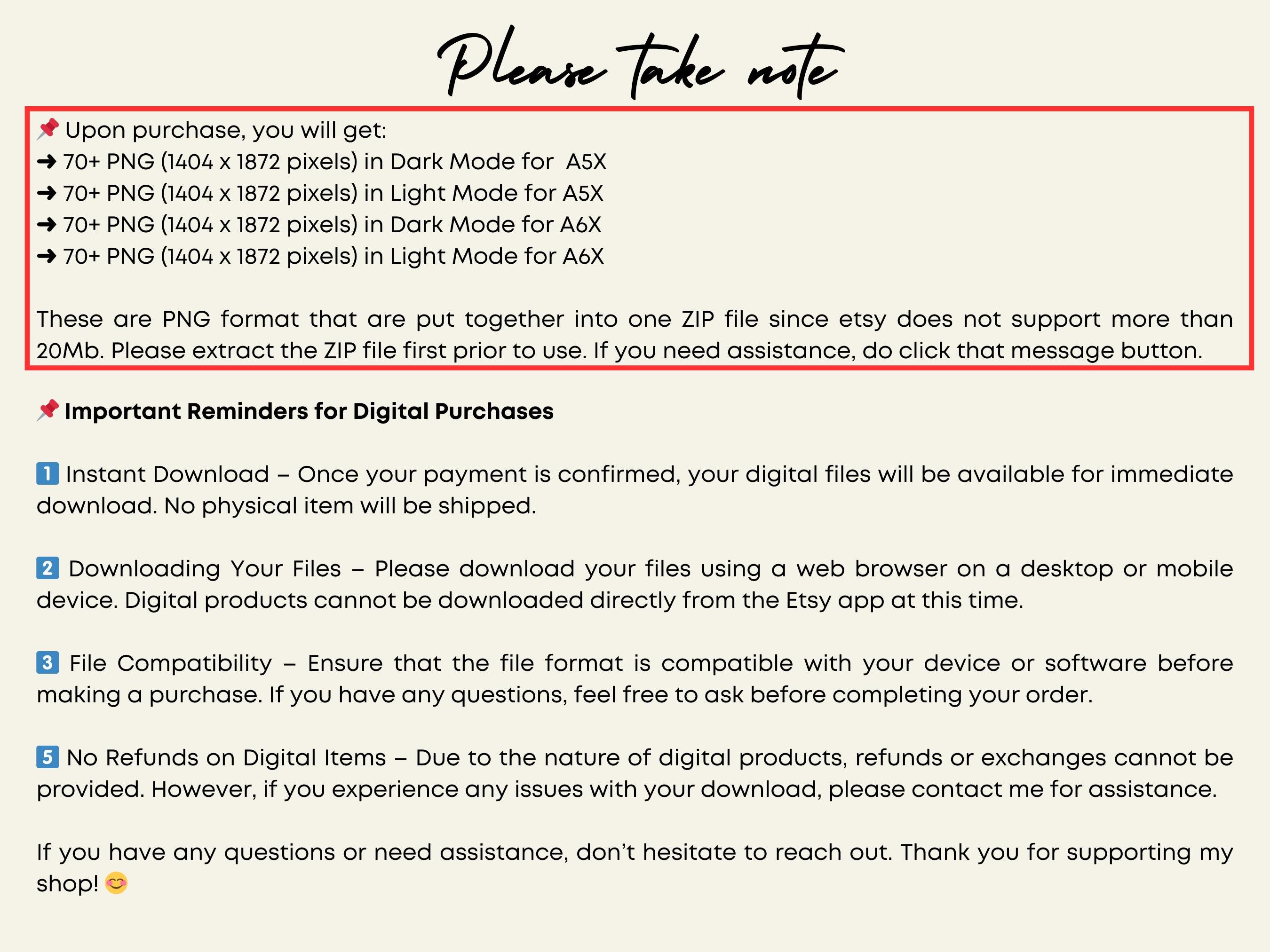 Supernote A5X A6X Bookish Screen Saver: Dark & Light Mode (PNG Digital ...