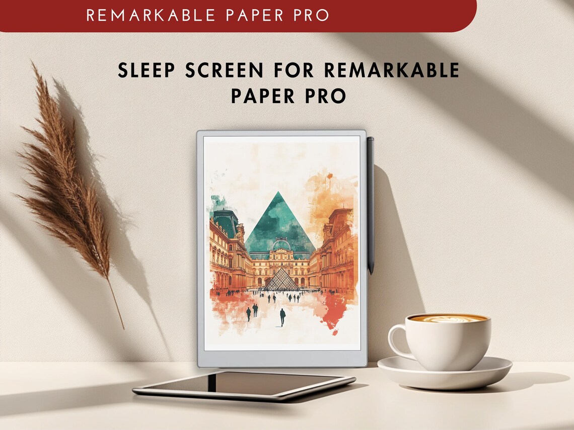 Tourist Destination Sleep Screen Saver for Remarkable Paper Pro (PNG ...