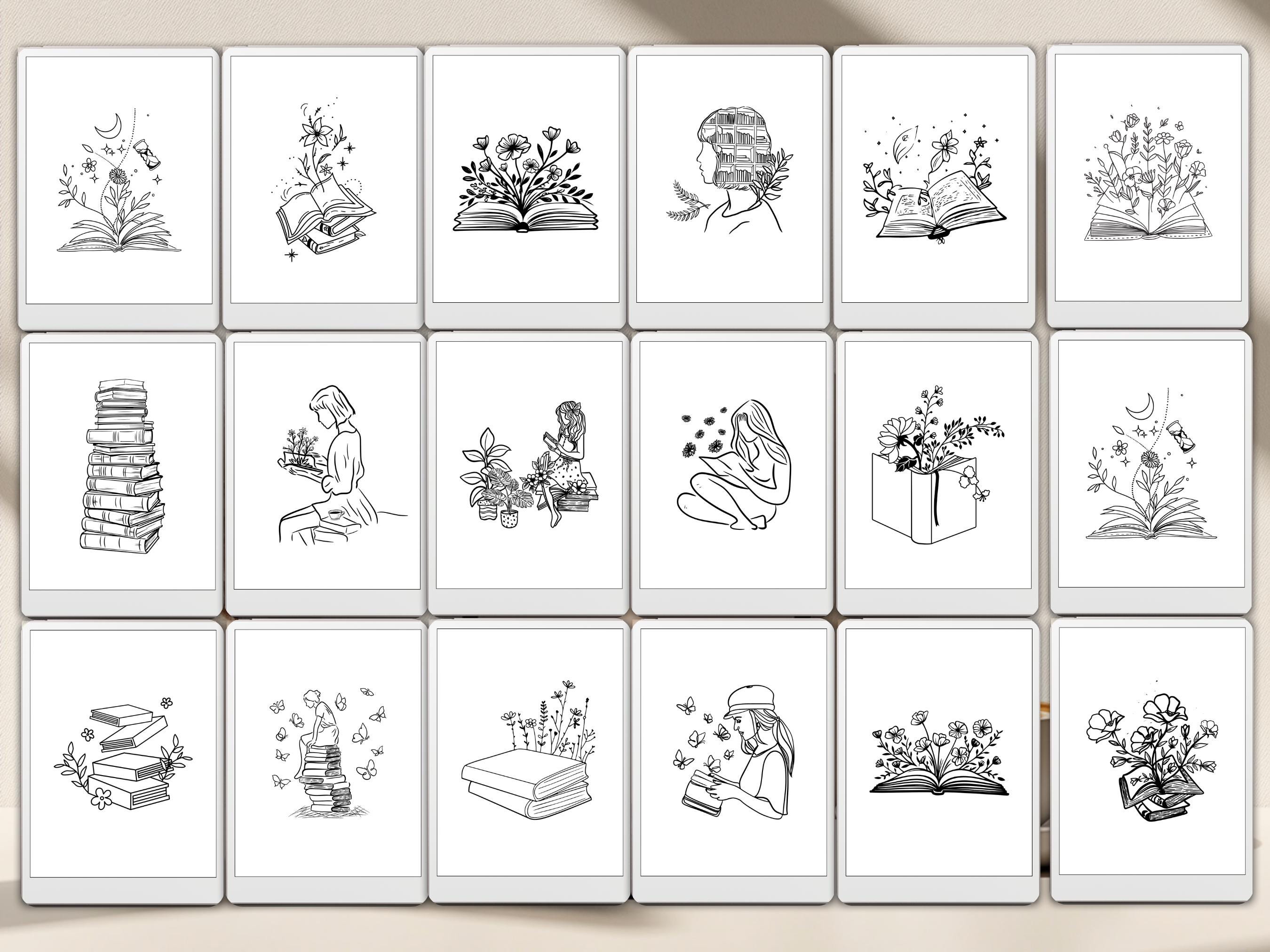 Supernote A5X A6X Bookish Screen Saver: Dark & Light Mode (PNG Digital ...
